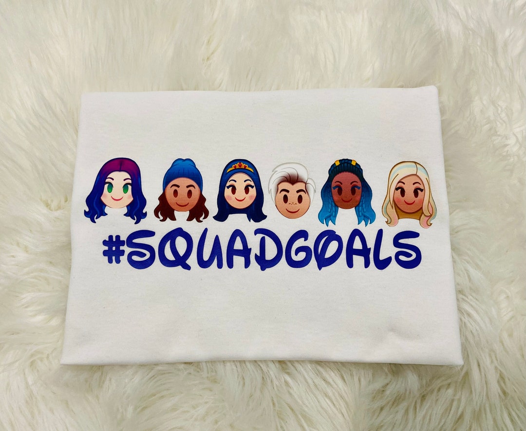 Descendants Squad Goals T-shirts - Etsy