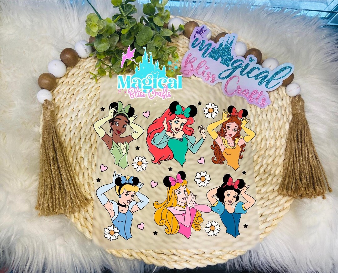 Disney Princess Ready to Heat Press/ Heat Transfer Dtf/ Princess Heat ...