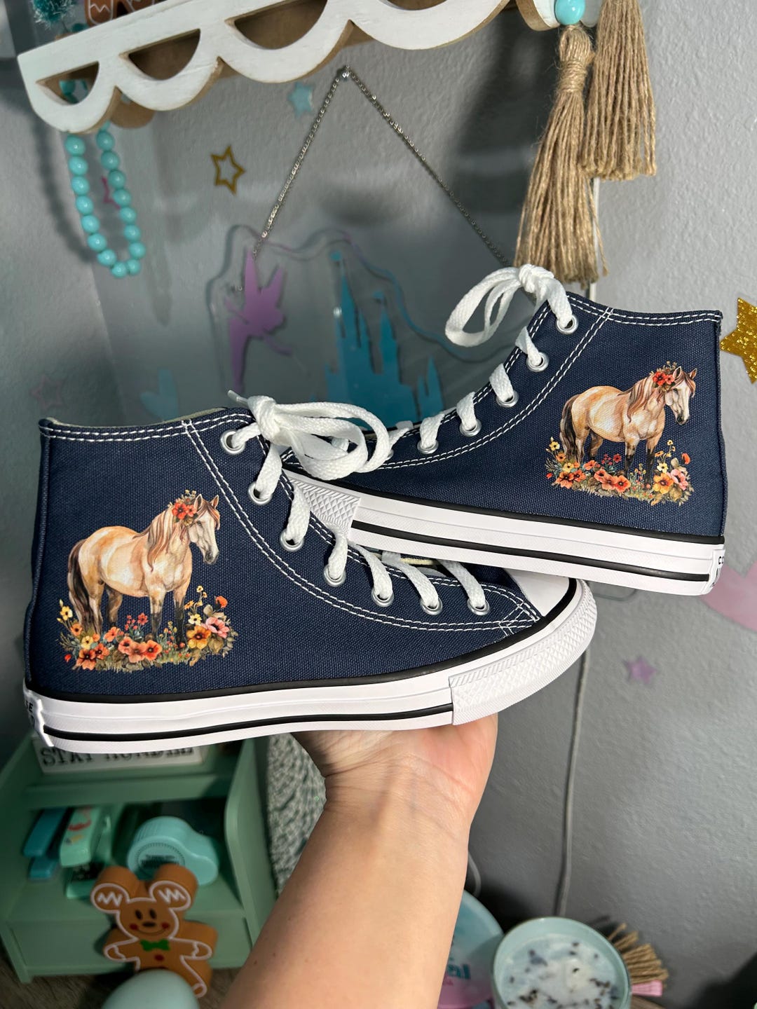 Horse Custom Converse - Etsy
