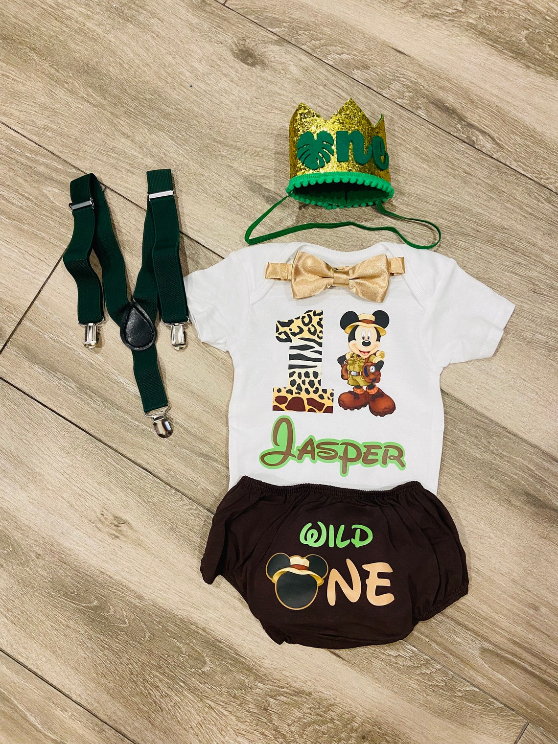 Wild One Mickey Safari Smash Outfit - Etsy