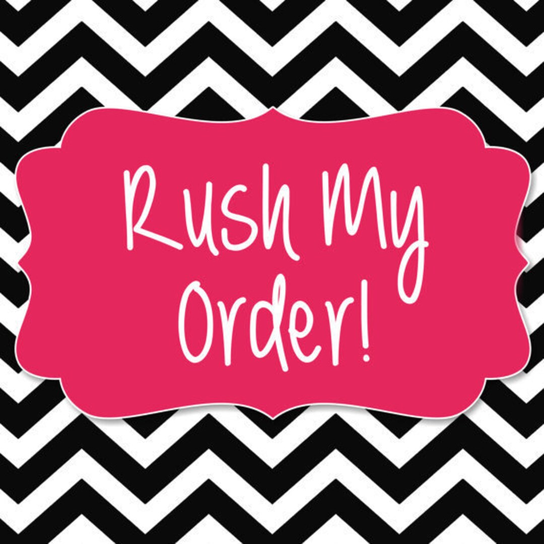 Rush Order - Etsy