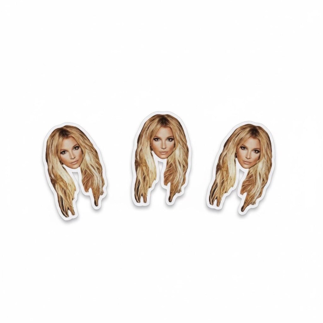 Britney Spears Face Stickers - Etsy