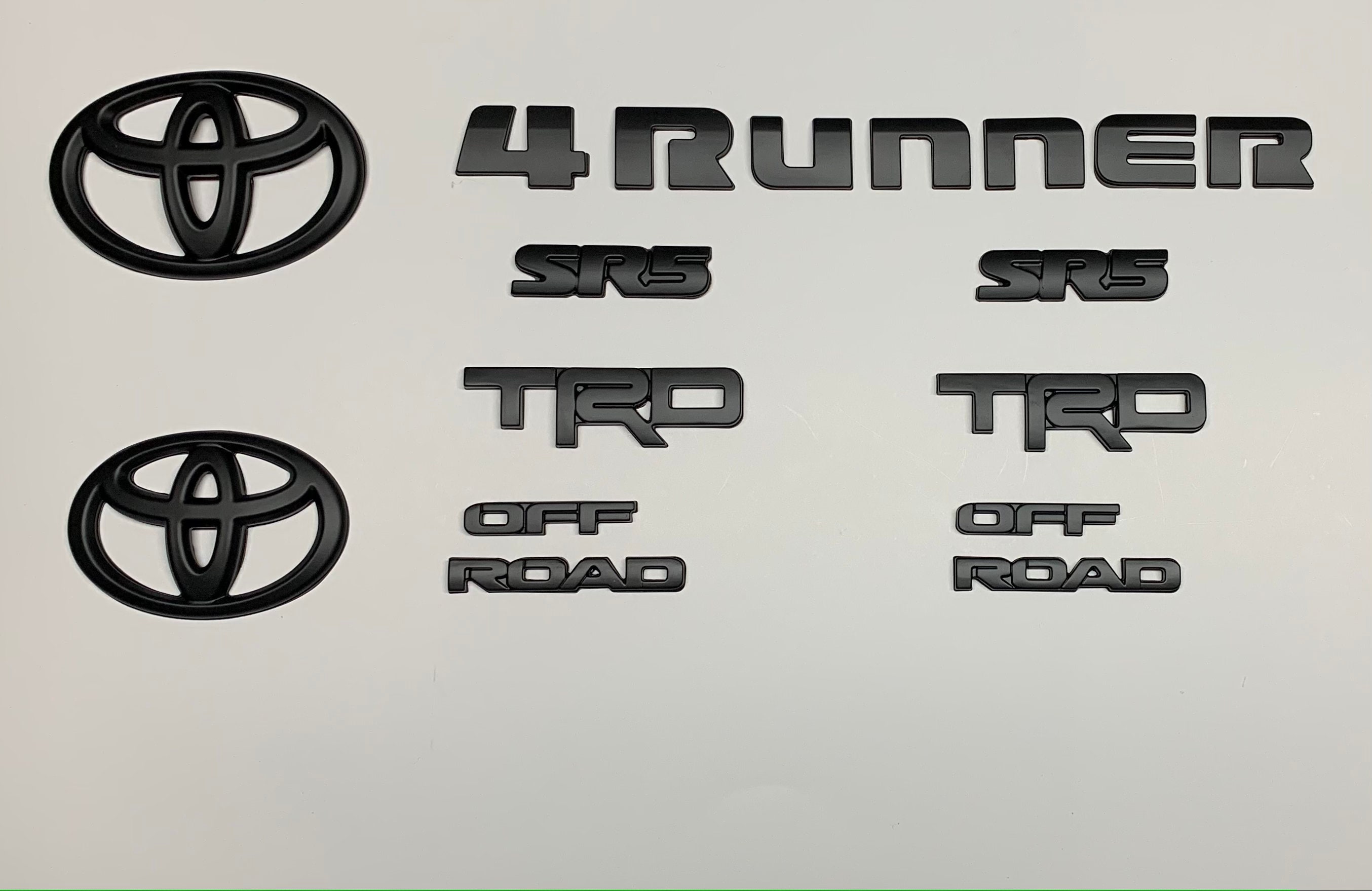 5th Generation Toyota 4Runner Badge Emblem Overlays Matte | Etsy