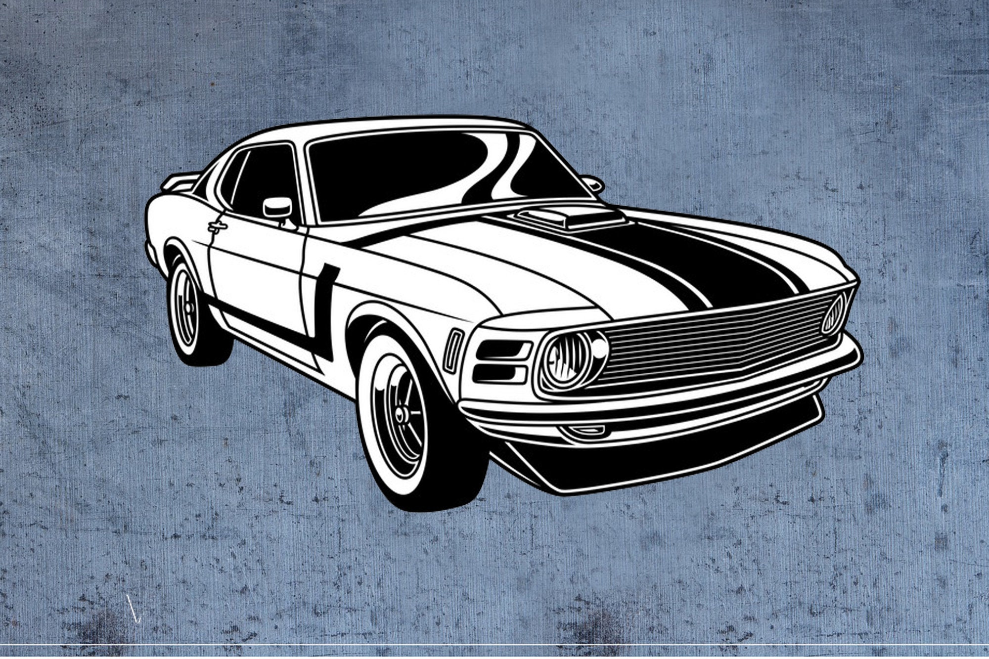 Muscle car mustang svg file SVG cut file t-shirt Cricut SVG | Etsy