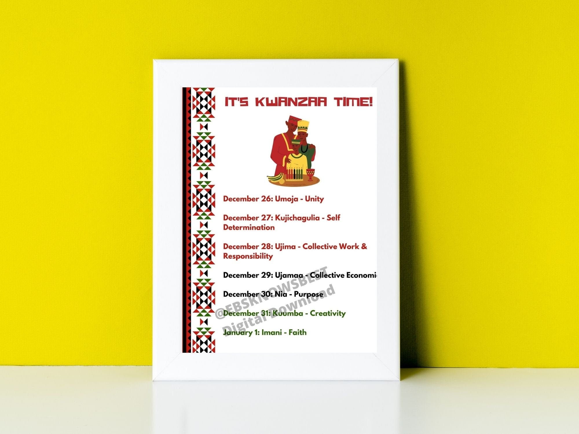 Seven Principles Of Kwanzaa