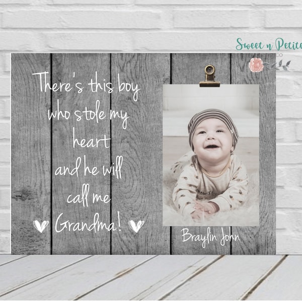 My First Grandson Frame - Etsy