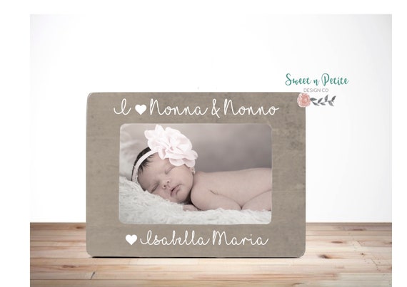 Nonna Nonno Picture Frame Grandparents Gift Grandma & Grandpa | Etsy