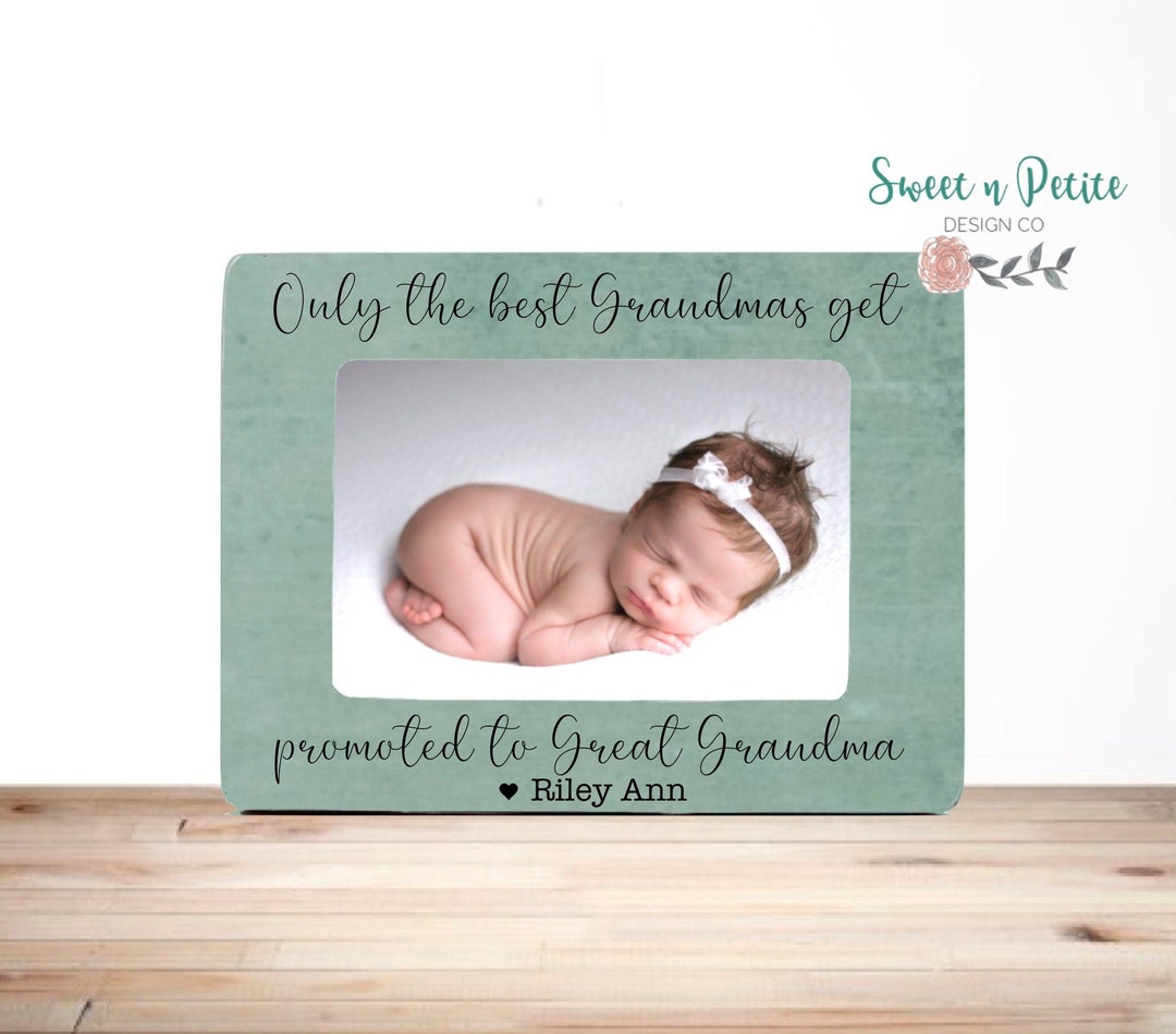 Great Grandma Gift | Picture Frame for Great Grandma | Gift From Great ...
