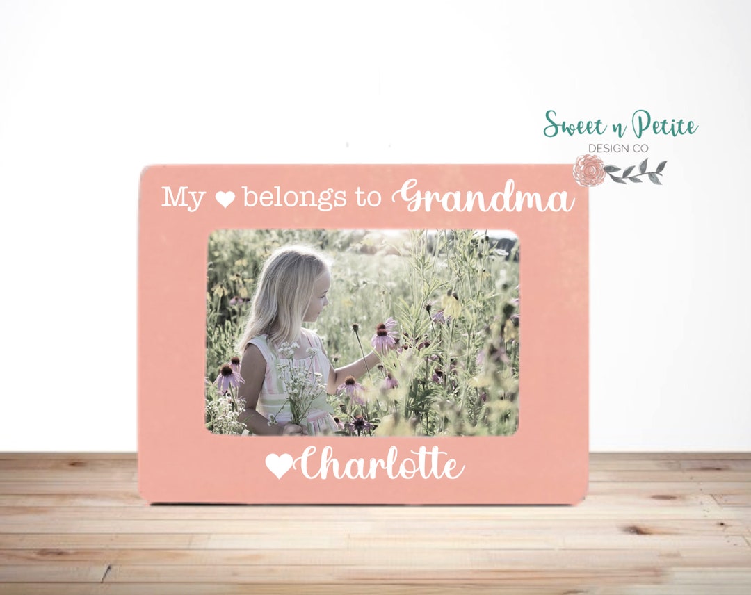 Grandma Gift Grandma Picture Frame Grandparents Gift Personalized ...