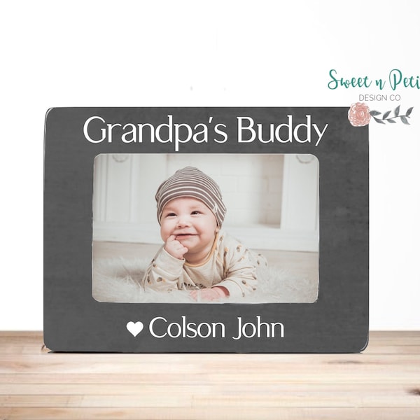 I Love Grandpa Frame - Etsy