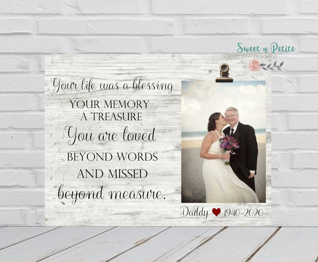 Sympathy Frame,memorial Frame,loss Frame,memorial Gift,bereavement Gift ...