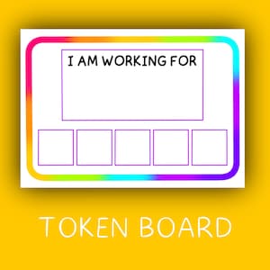 Printable Rainbow Token Board - for School, Preschool & Home - Etsy