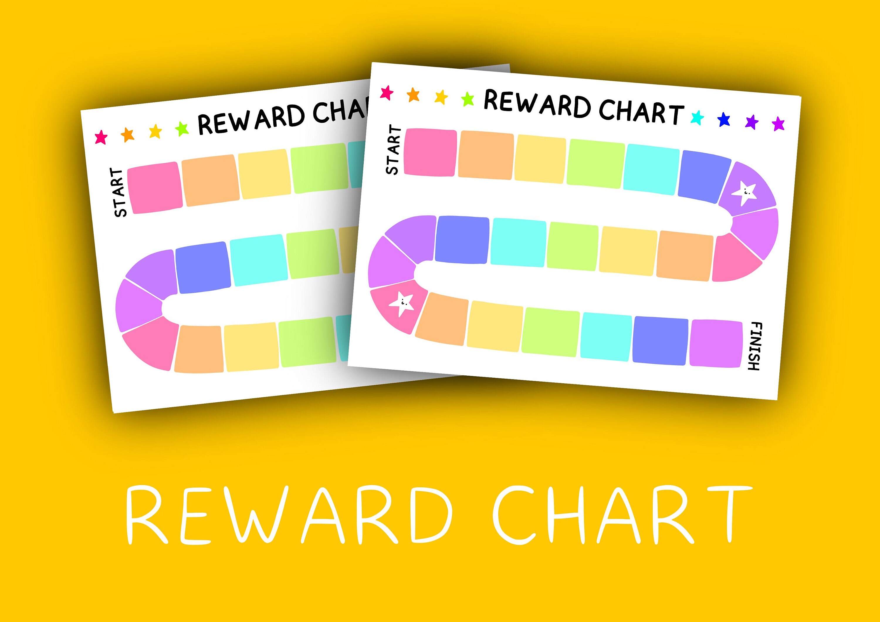 Printable Rainbow Reward Chart - for School, Preschool & Home - Etsy