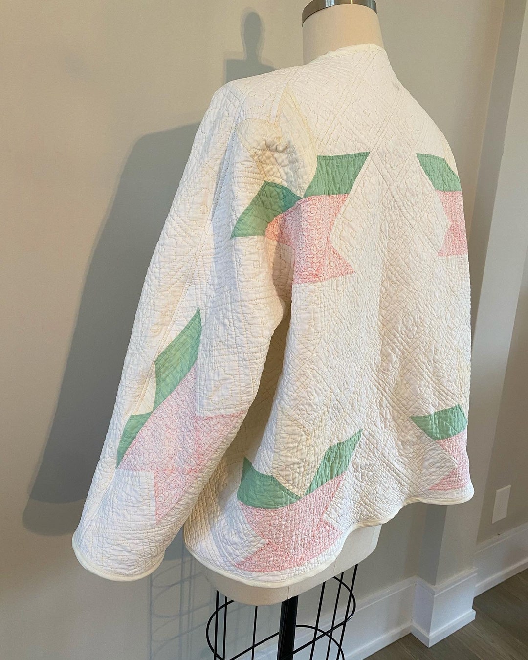 Quilted Cardigan Open Front - Etsy