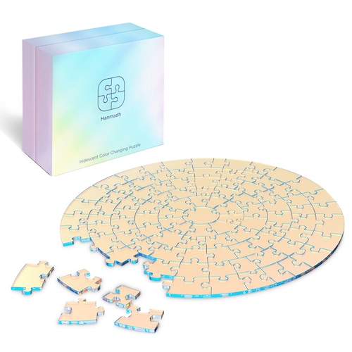 Clear Impossible Round Acrylic Jigsaw Puzzle 100 Color - Etsy