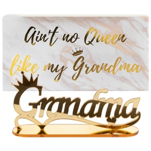 Grandma Decor Gift - Grandma Gifts for Birthday - Mothers Day Gift From ...