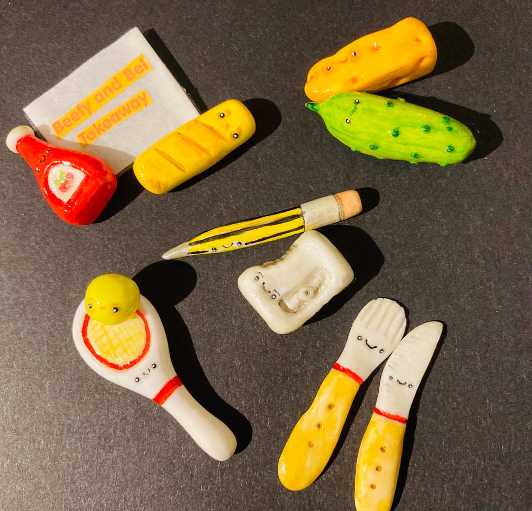 Happy Couples Miniature Pickle, Gherkin, Cheese, Sausage Roll, Greggs ...