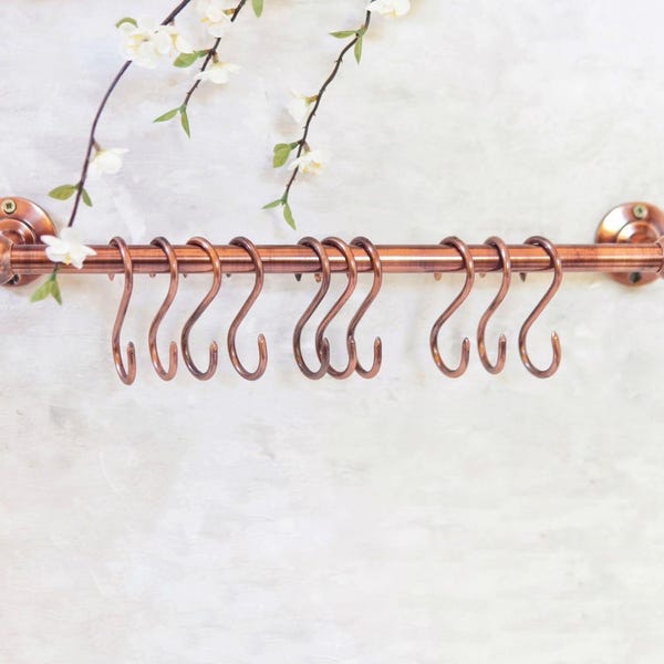 Copper Pan Rail - Etsy