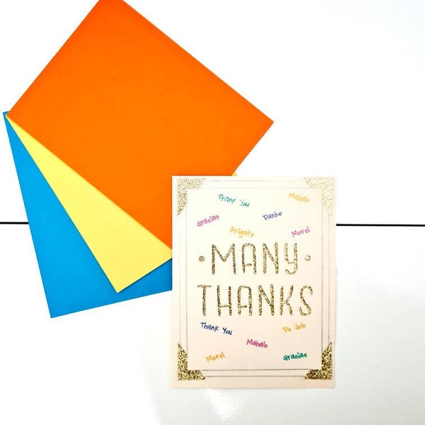 Many Thanks - Etsy