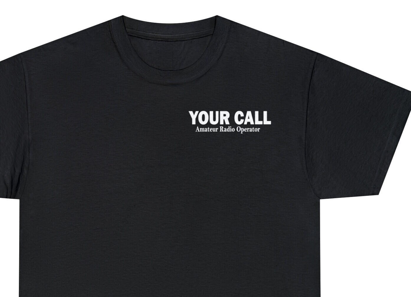 Personalized Ham Radio Amateur Radio Callsign Shirt T-shirt Call Sign ...