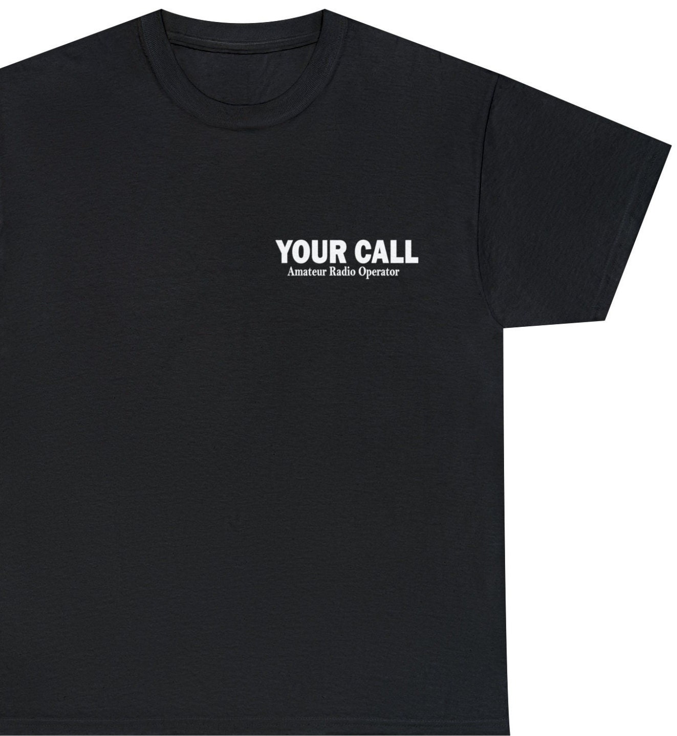 Personalized Ham Radio Amateur Radio Callsign Shirt T-shirt Call Sign ...