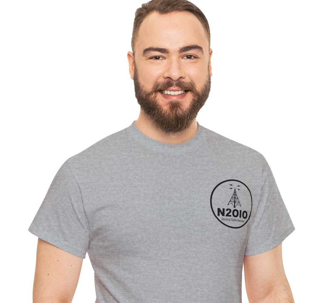 Personalized Ham Radio Amateur Radio Callsign Shirt T-shirt Call Sign ...