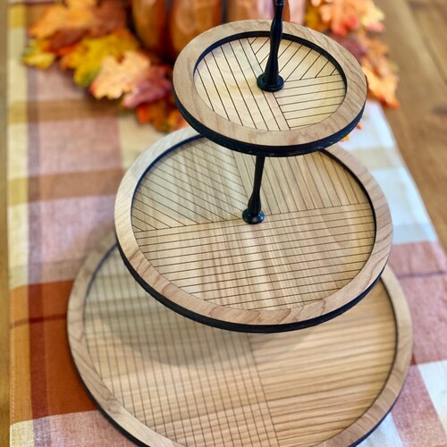 Three Tiered Tray-svg File-circle | Etsy