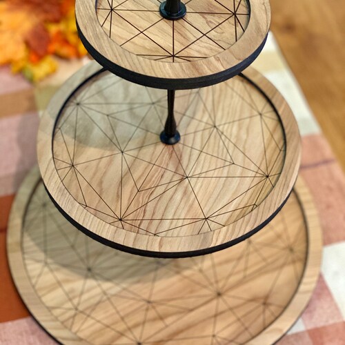 Three Tiered Tray-svg File-circle | Etsy