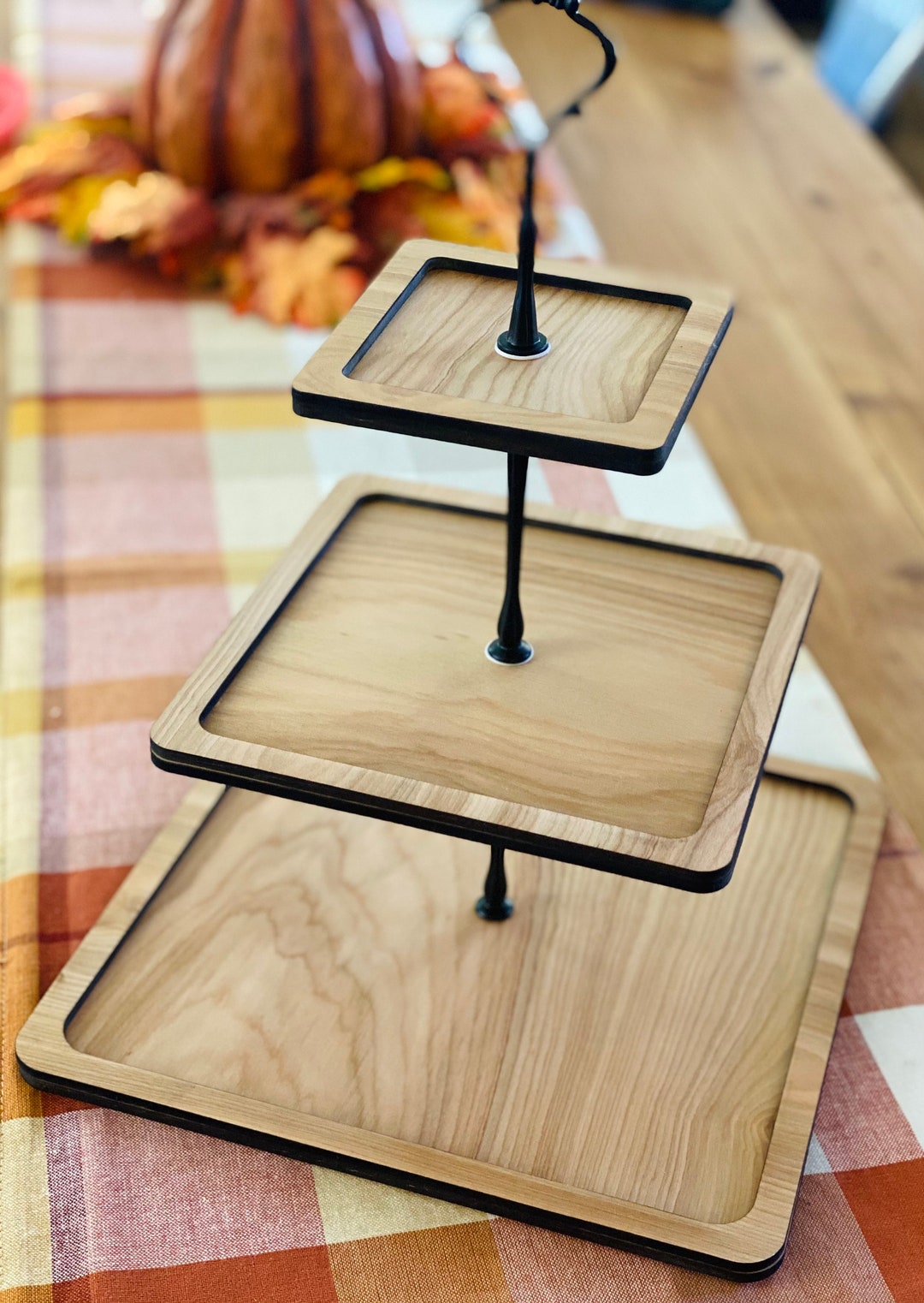 Square Tiered Tray SVG FILE - Etsy