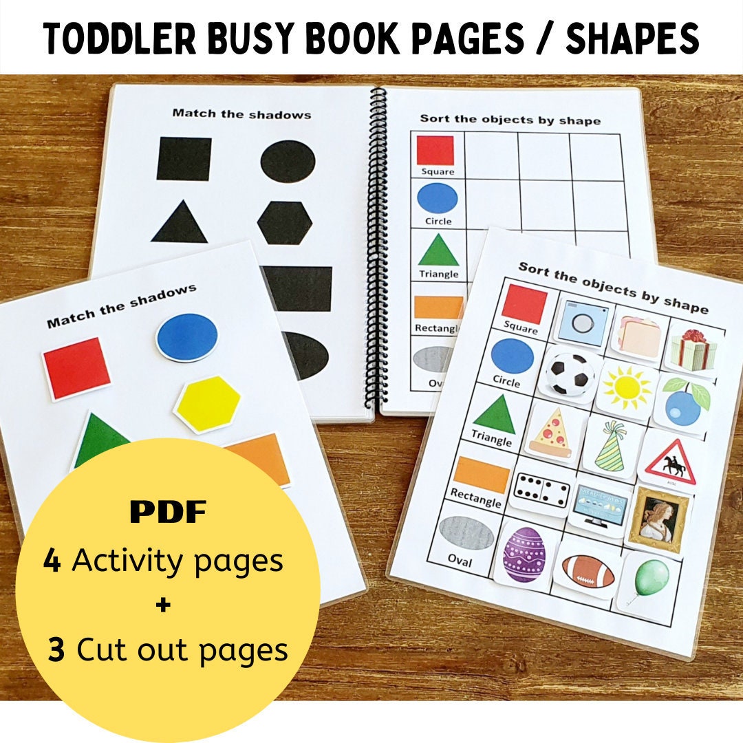 Toddler Printable | Homeschool Activities | Preschool Printable Busy ...