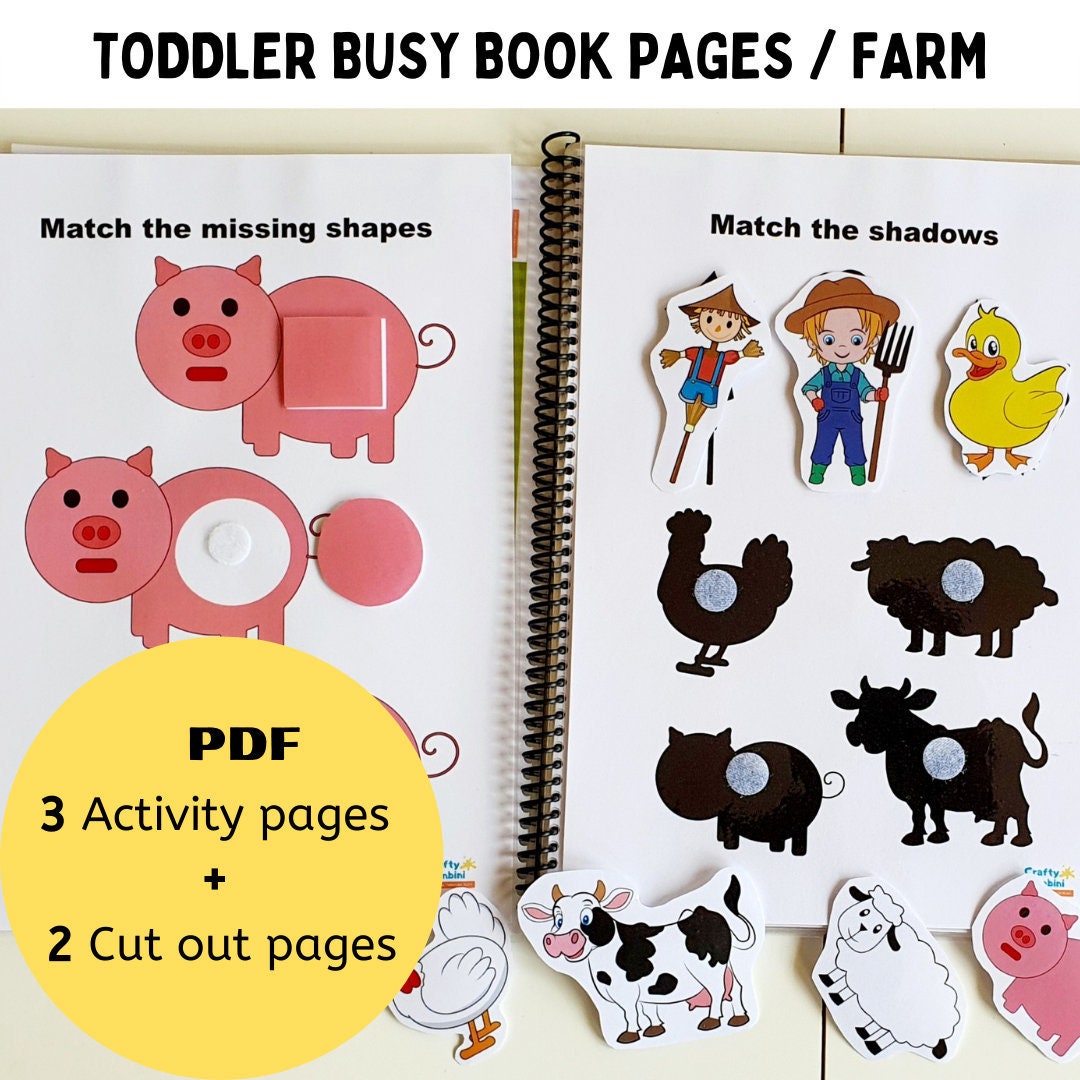 Toddler Printable | Homeschool Activities | Preschool Printable Busy ...