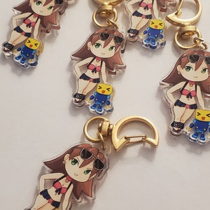 Mega Man X Dive Summer Tron Bonne Charm - Etsy