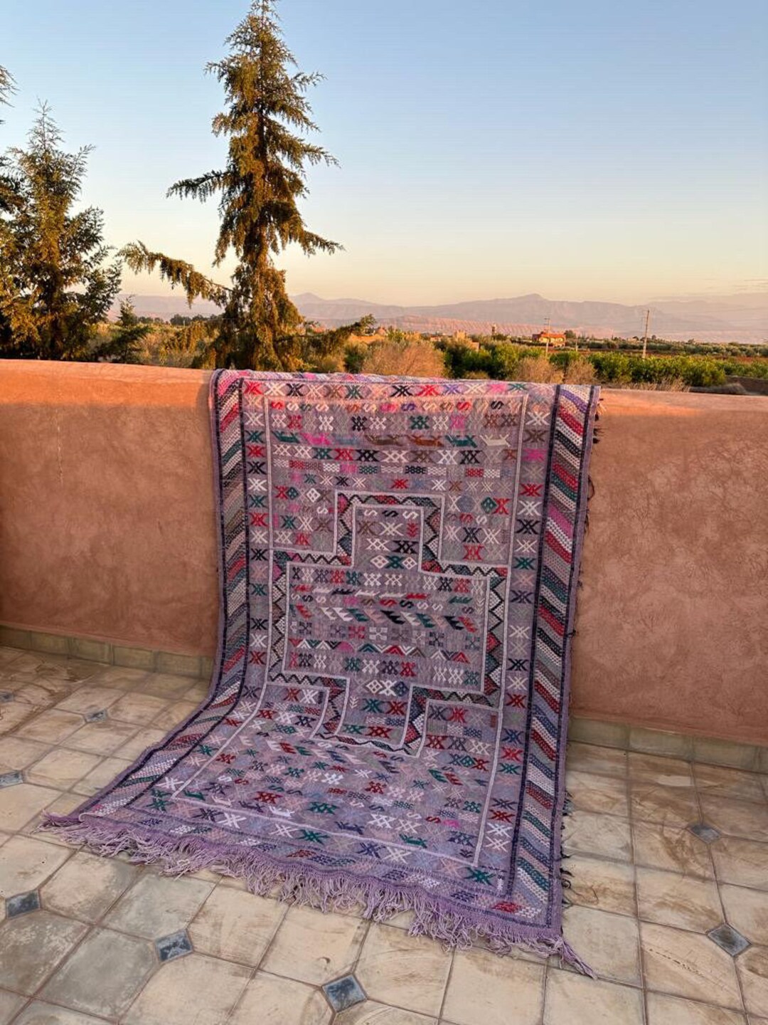 Purple Wad Zam Moroccan Vintage Handwoven Wool Rug Patterns - Etsy