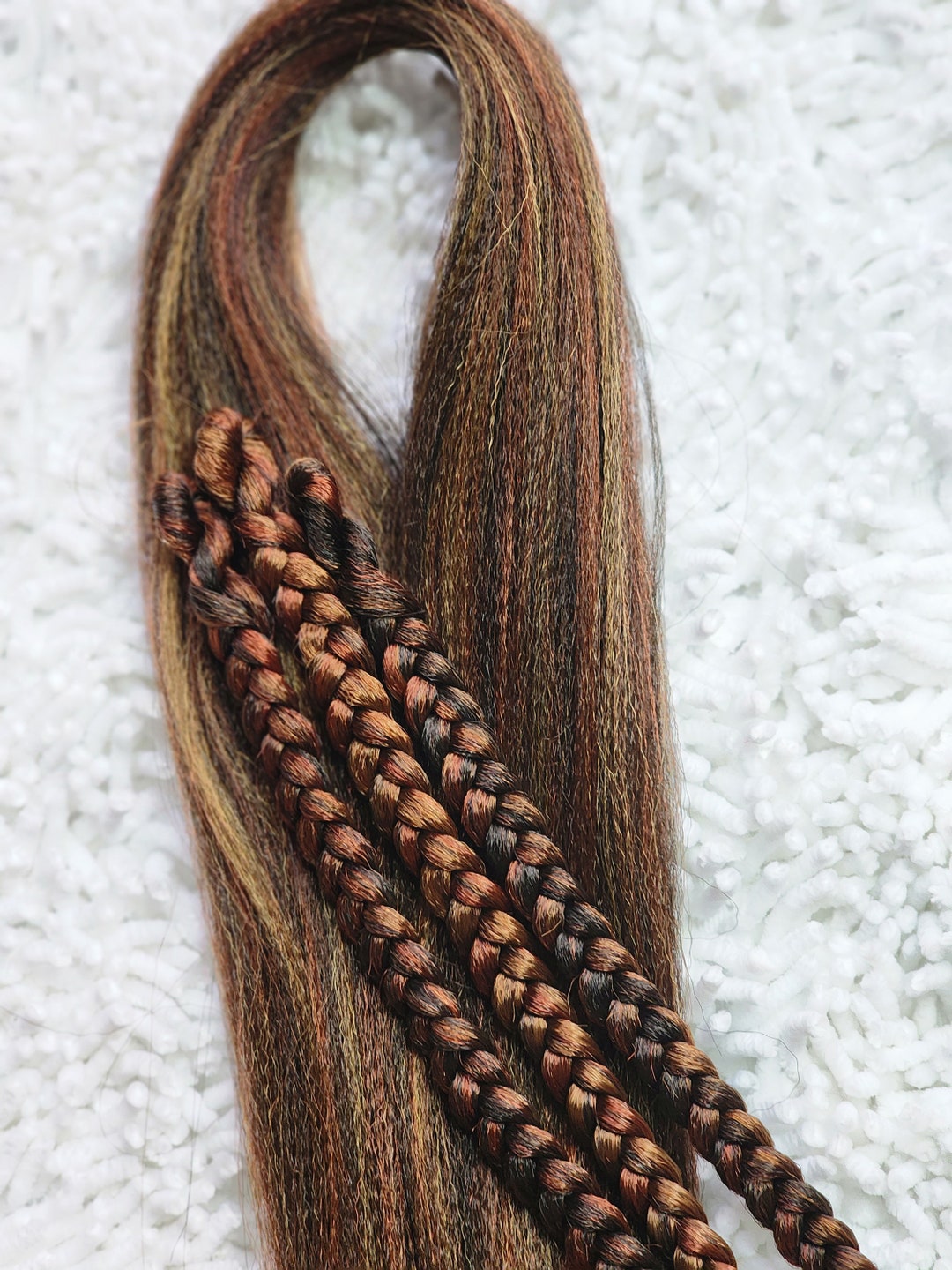 Chocolate Dream Custom Mix Braiding Hair Prestretched Braiding Hair ...