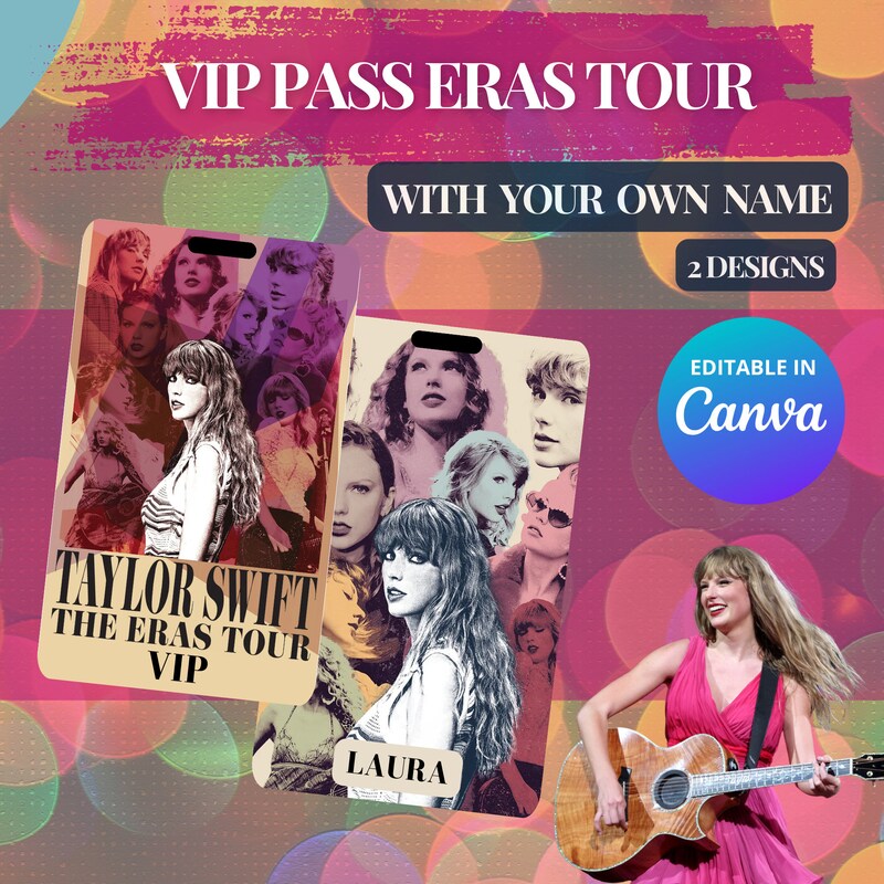 Eras Tour Cake Topper - Etsy