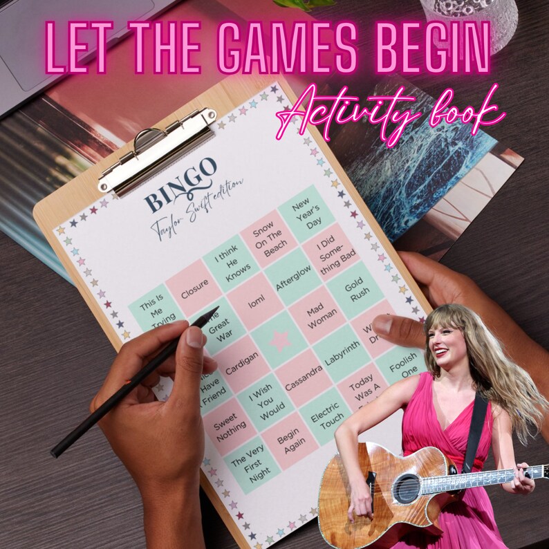 Taylor Party Bundle, Swiftie Activities, Swift Party Games, PDF ...