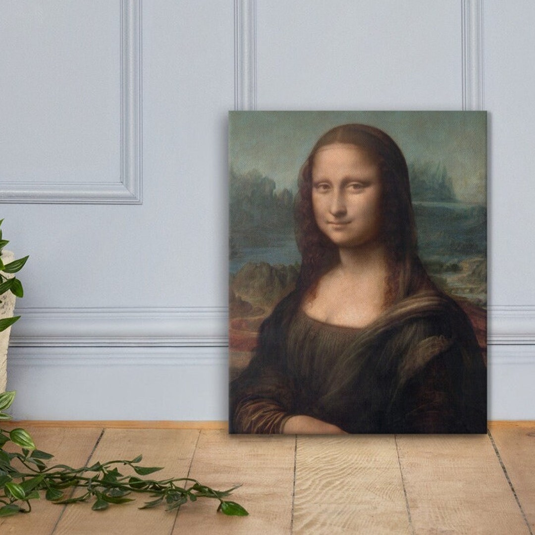 Mona Lisa, by Leonardo Da Vinci Leonardo Da Vinci Art Print on Canvas ...