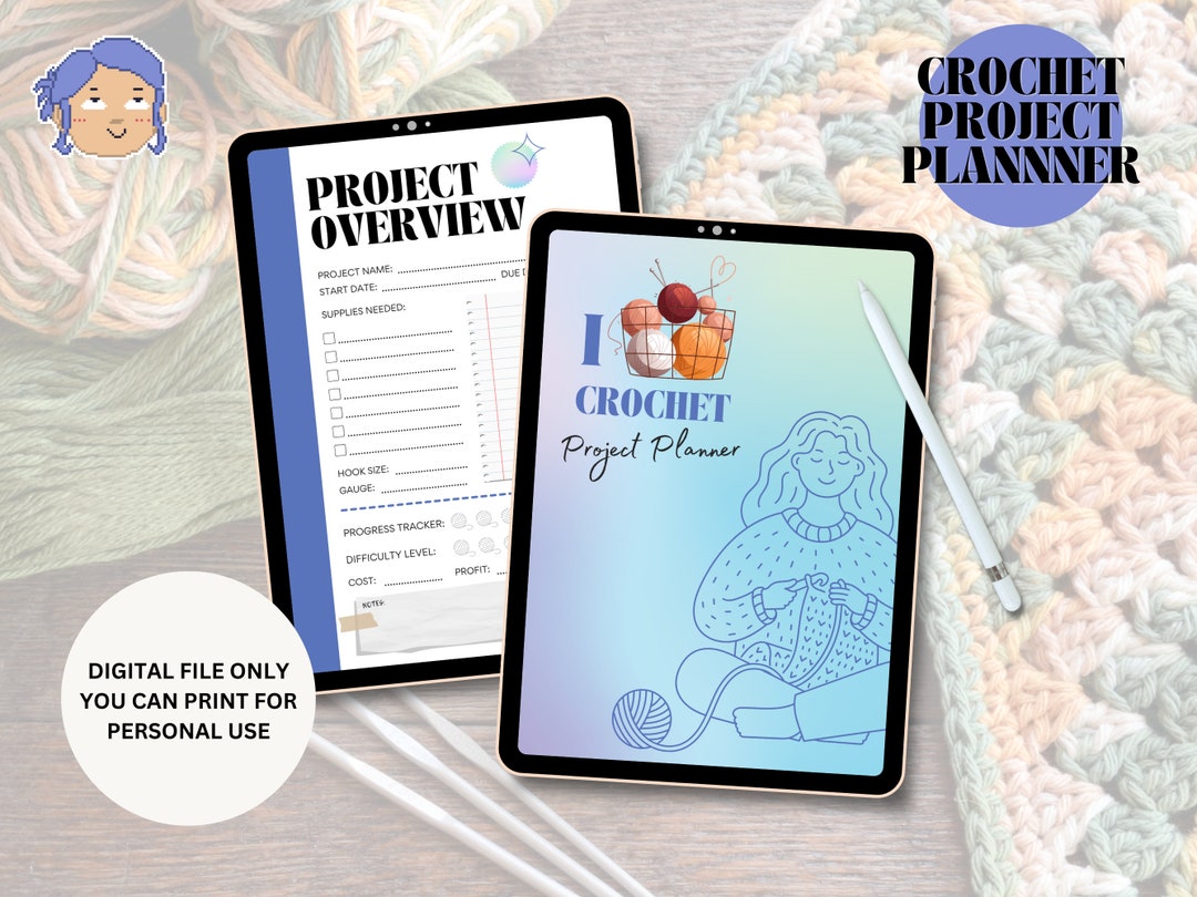 Printable Crochet Planner, Project List, Budget Tracker, Project ...