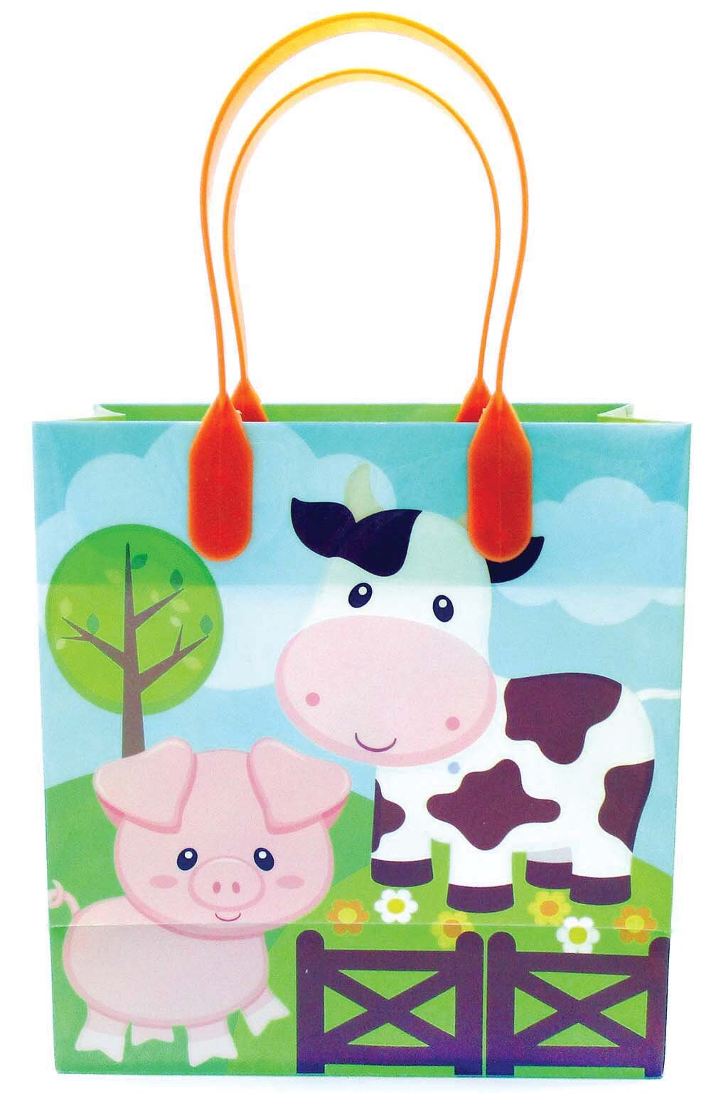 Barnyard Farm Animal Themed Party Favor Treat Bags | Etsy