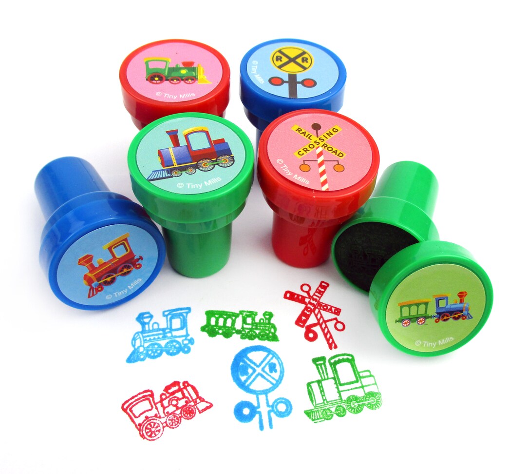 Train Self-inking Stampers - Gift, Scrapbooking, Embellishment, Stamp ...