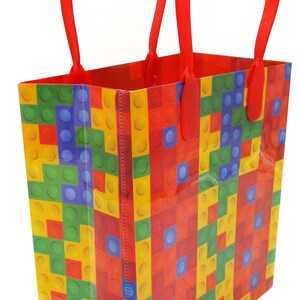 Building Brick Blocks Party Favor Treat Bags - Etsy