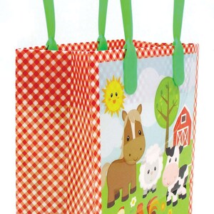 Barnyard Farm Animal Themed Party Favor Treat Bags - Etsy