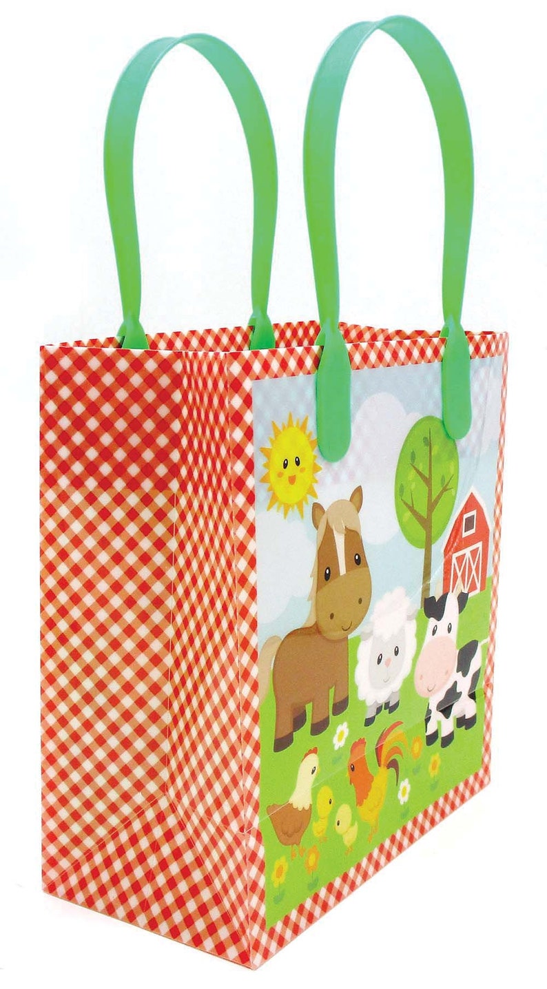 Barnyard Farm Animal Themed Party Favor Treat Bags - Etsy