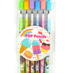 6 Pcs Ice Cream Multi Point Pencils - Etsy