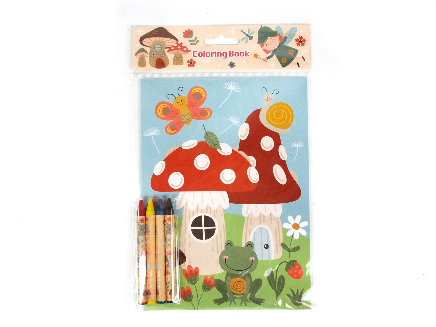 Fantasy Gnome and Mushroom Coloring Books With Crayons Party Favors - Etsy