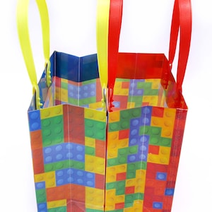 Building Brick Blocks Party Favor Treat Bags - Etsy