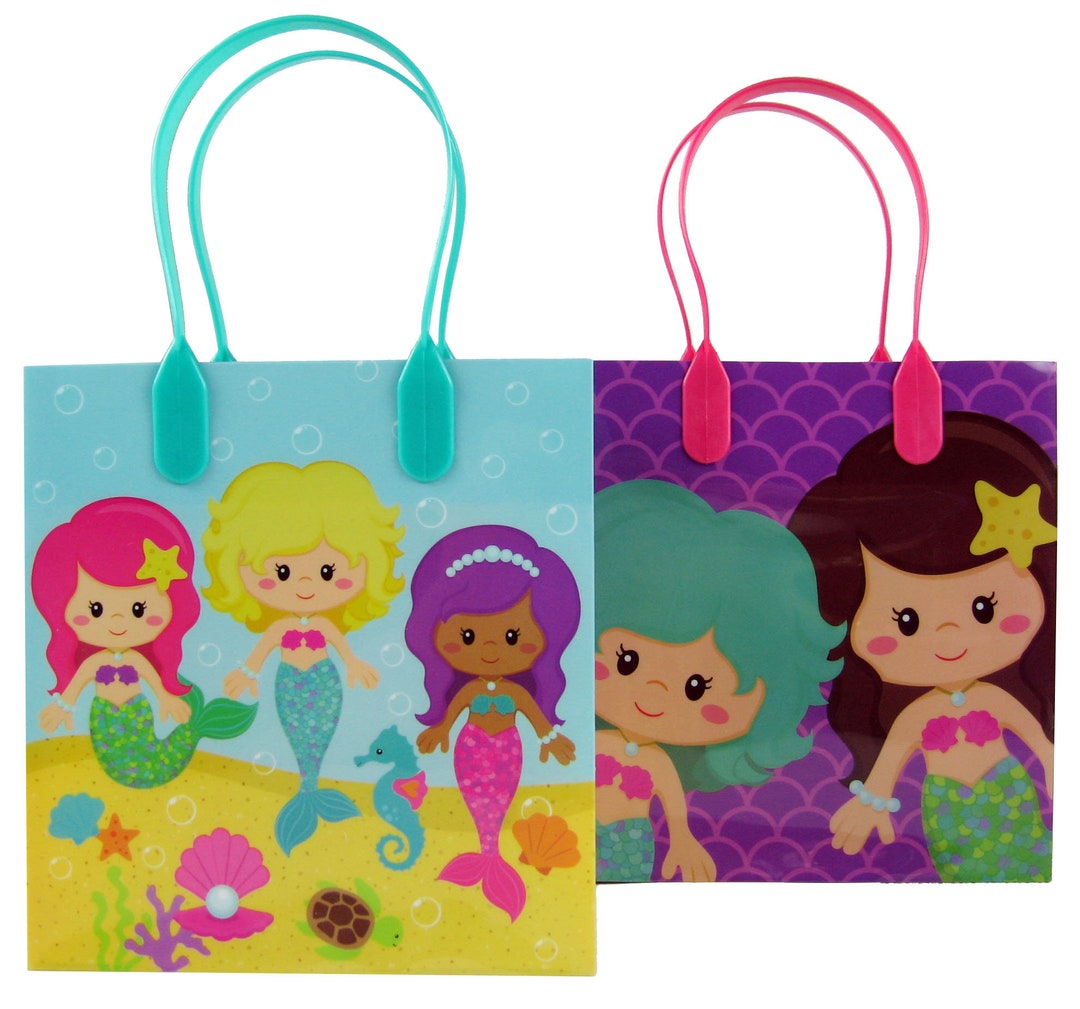 Mermaid Party Favor Treat Bags - Etsy