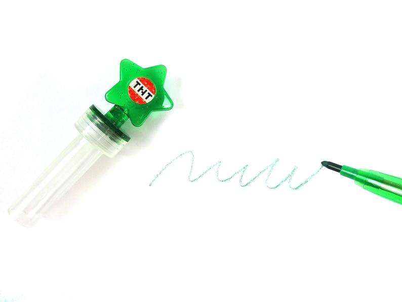 Pixel Miner Stackable Crayon With Stamp Topper - Etsy