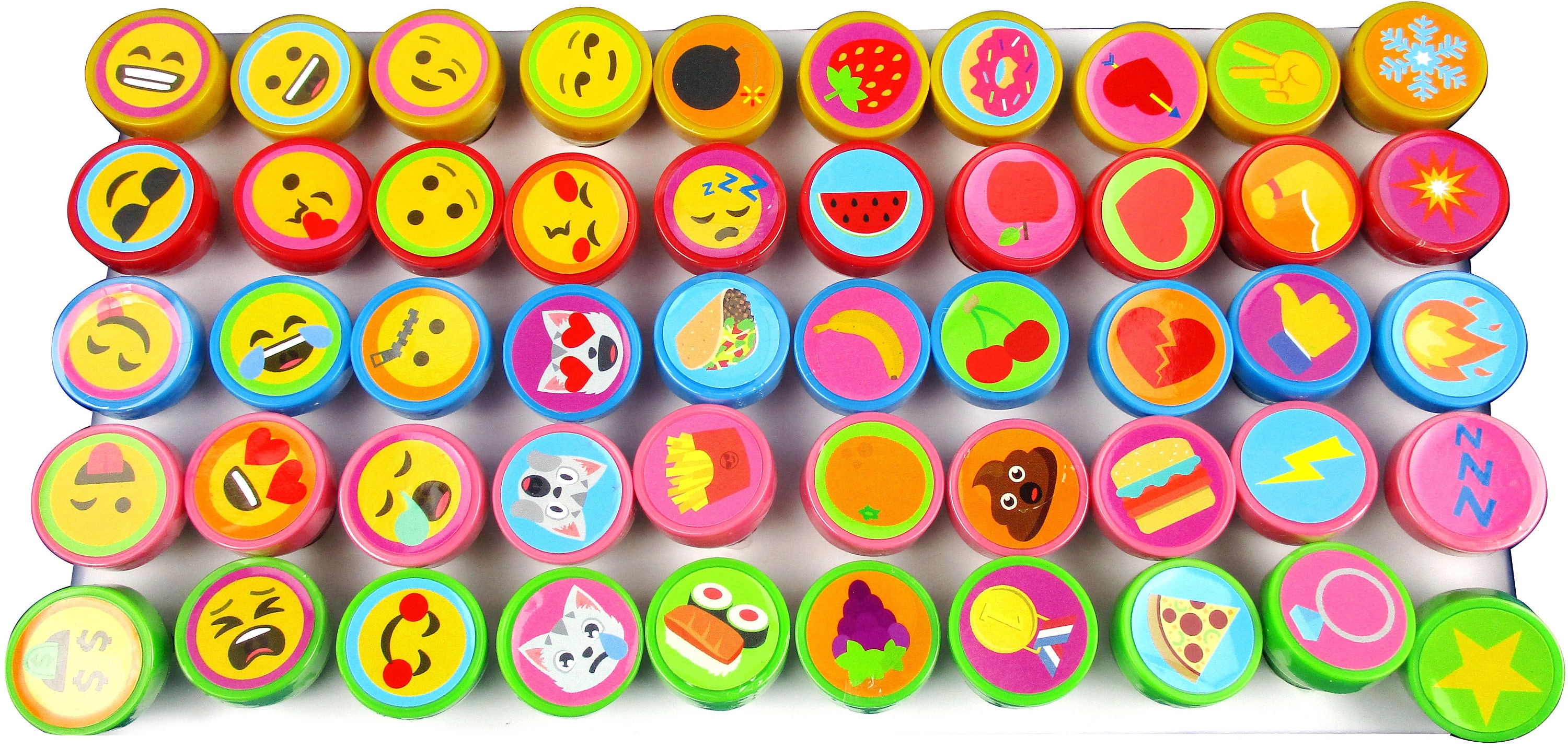 Tween Emoji Self-inking Stampers 50pcs Set | Etsy