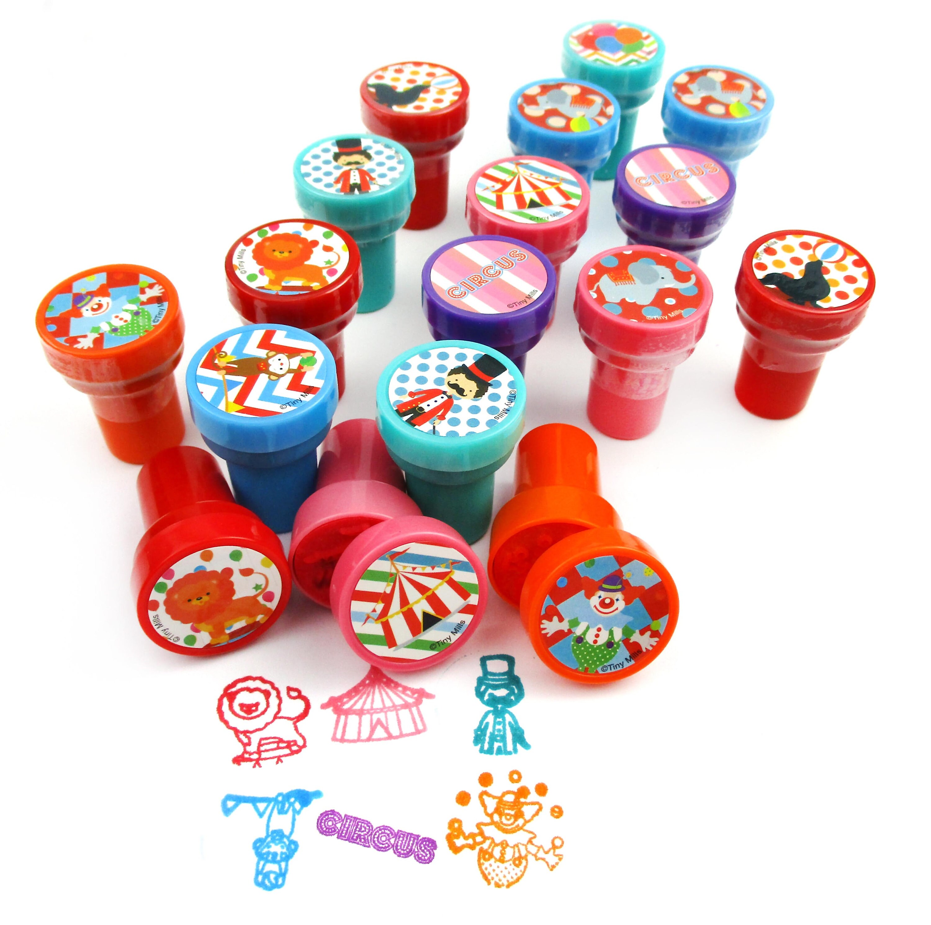 Circus and Clown Self-inking Stampers - Gift, Scrapbooking ...